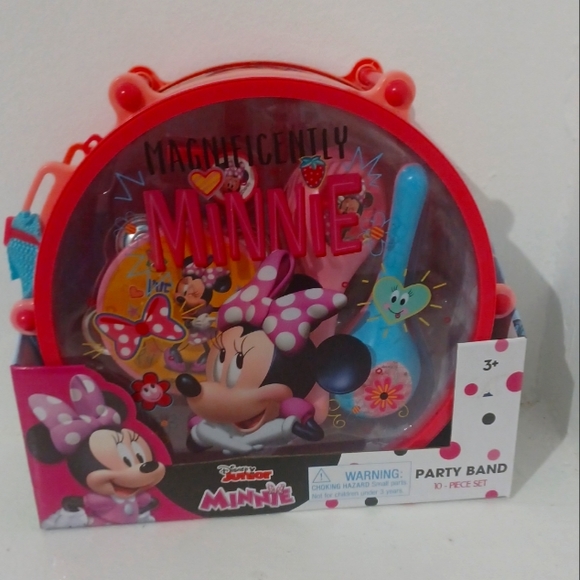 Disney | Toys | Disney Junior Minnie Mouse Pc Party Band Set Drum ...